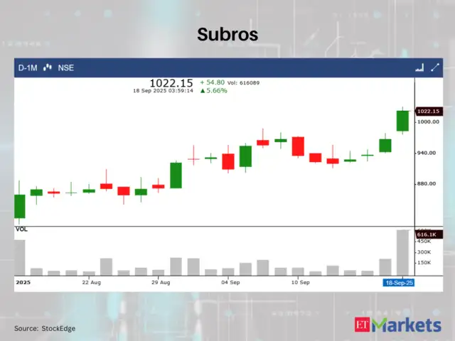 Tata Investment, STL Networks among 9 stocks flashing White Marubozu ...