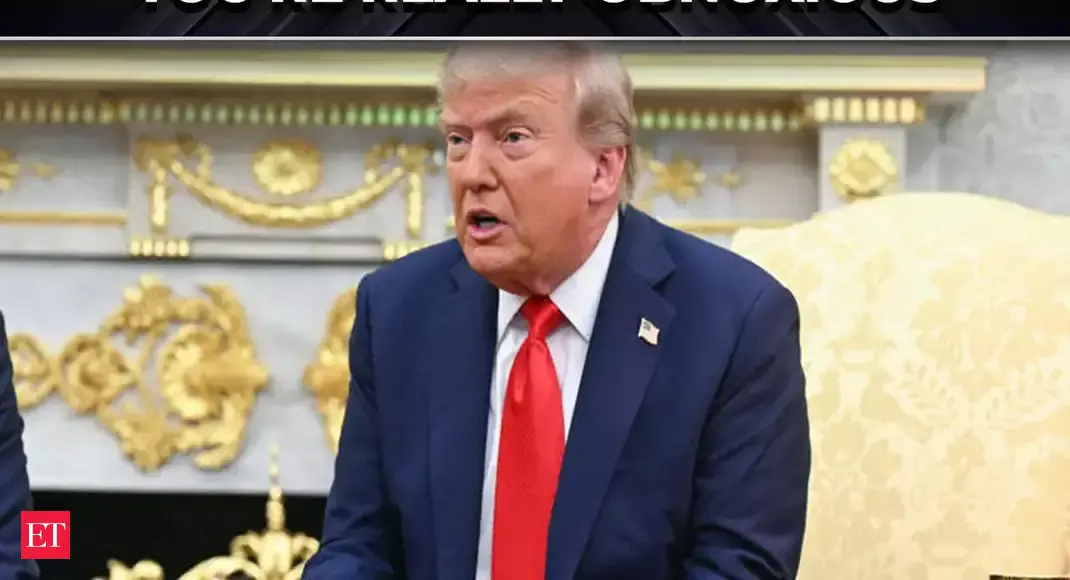 'You’re really obnoxious...' | Furious Trump slams reporter as she ...