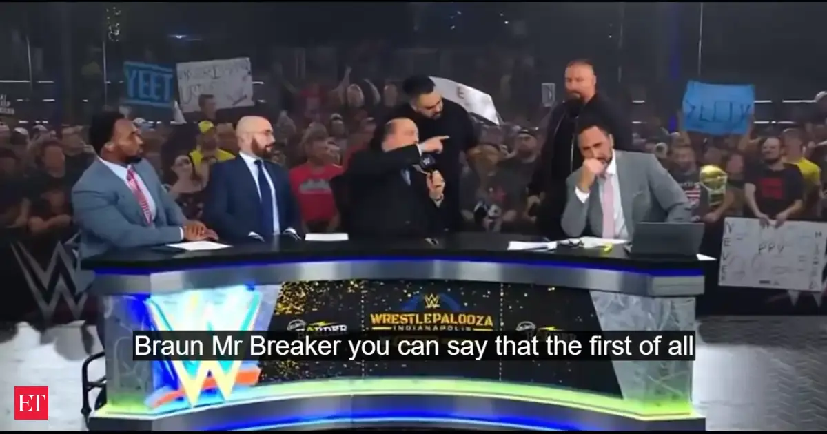 Watch: WWE star Bron Breakker body-shames fan after winning ...