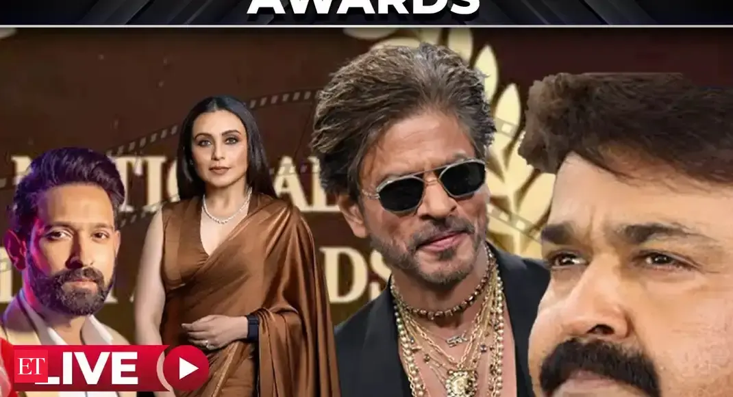 LIVE | President Murmu presents the 71st National Film Awards| SRK, Rani, Vikrant, Mohanlal ...