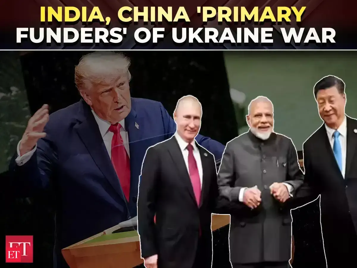 India, China 'primary funders' of Ukraine war, European countries ...