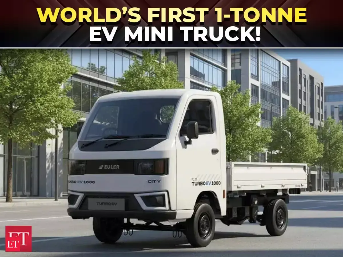 electric mini truck: India’s Euler Motors unveils the world’s first 1 ...