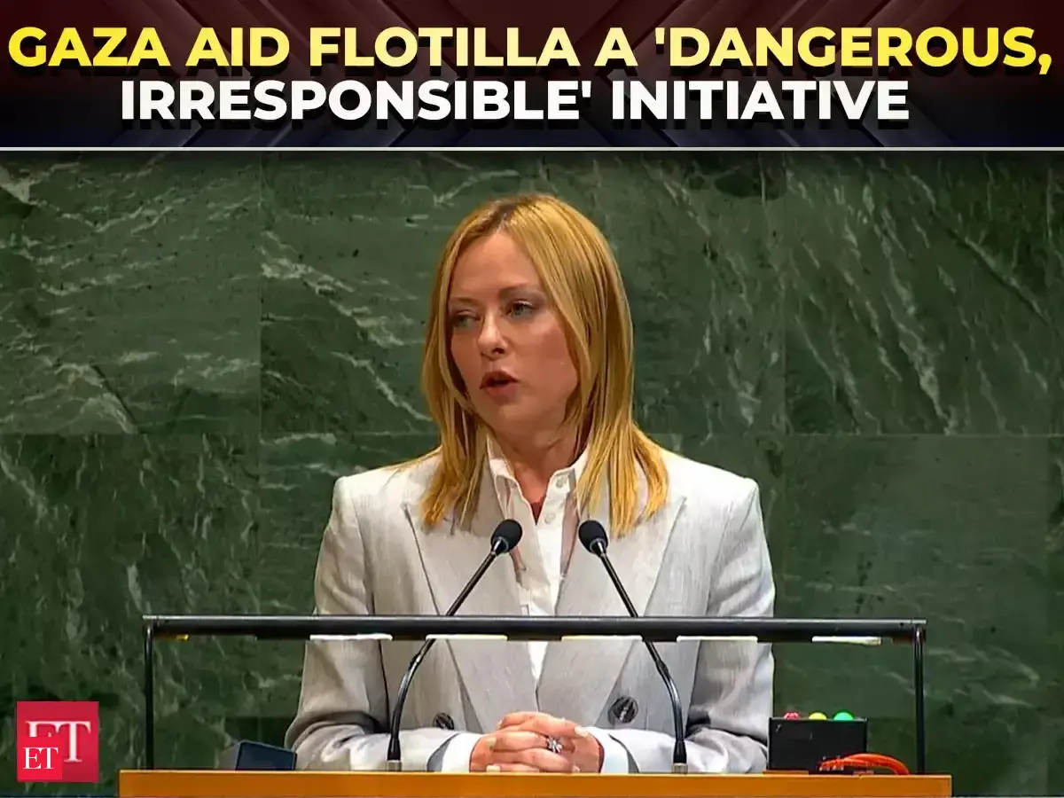 Gaza Aid Flotilla | Italy’s Meloni outlines conditions for Palestinian ...
