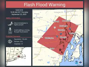 flash flood warning: Flash flood warning in Boston - heavy rains ...