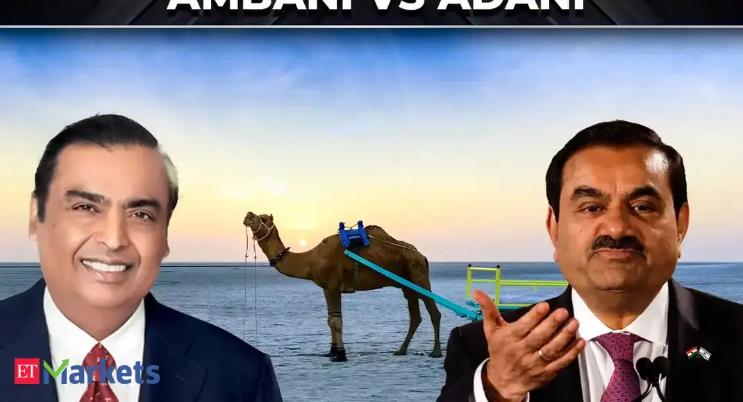 ambani vs adani green power: Ambani vs Adani: India’s desert war for ‘green gold’ - The Economic ...