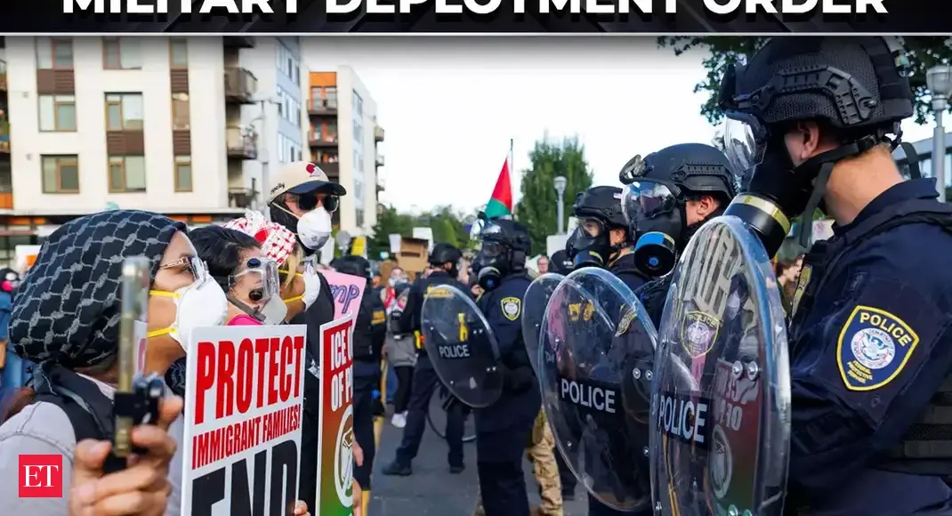 US Immigration Crackdown | Trump’s military deployment order sparks ...