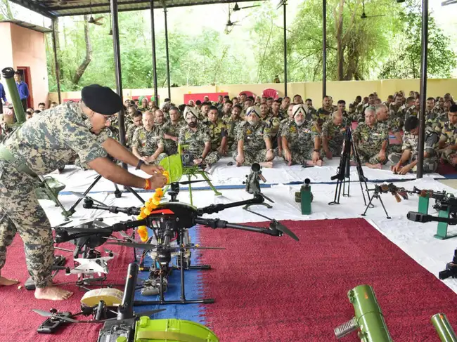 BSF academy marks Dussehra with first-ever 'drone worship' as weapon ...