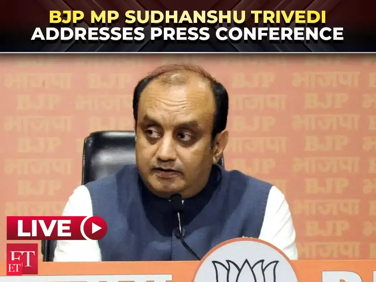 LIVE | BJP Leader Sudhanshu Trivedi addresses press conference in New ...