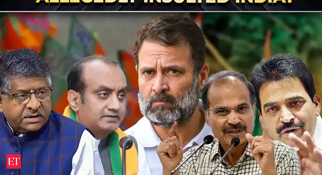 Colombia controversy: BJP calls Rahul Gandhi anti-India, serial liar ...