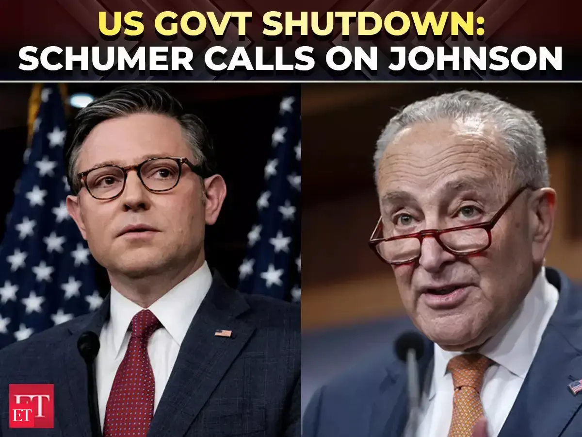 'He won't sit down': Chuck Schumer calls on Speaker Johnson to work ...