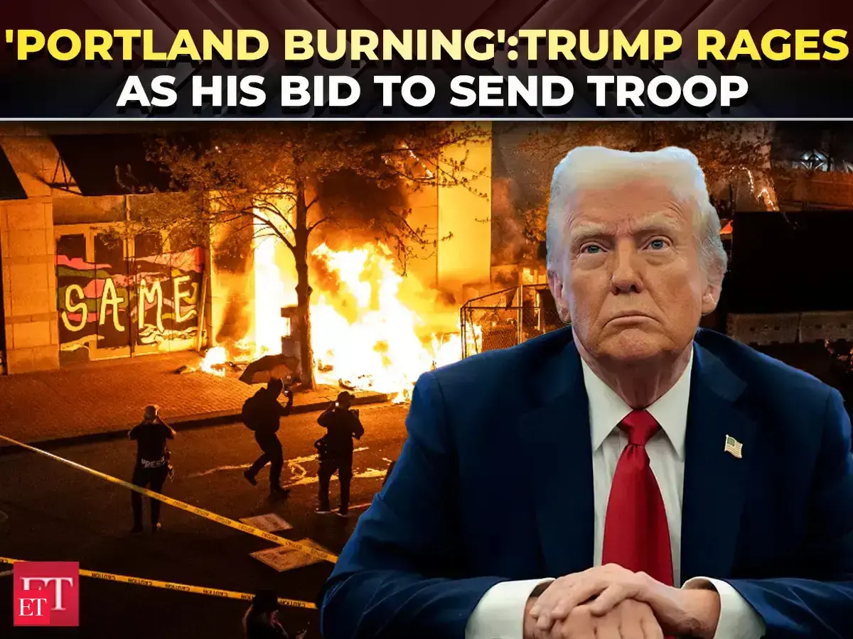 'War ravaged' | Trump rages as his bid to send troops to Portland gets ...