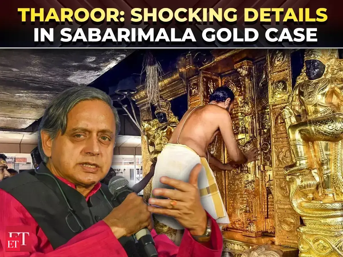 Kerala’s Sabarimala gold controversy deepens as Tharoor highlights ...