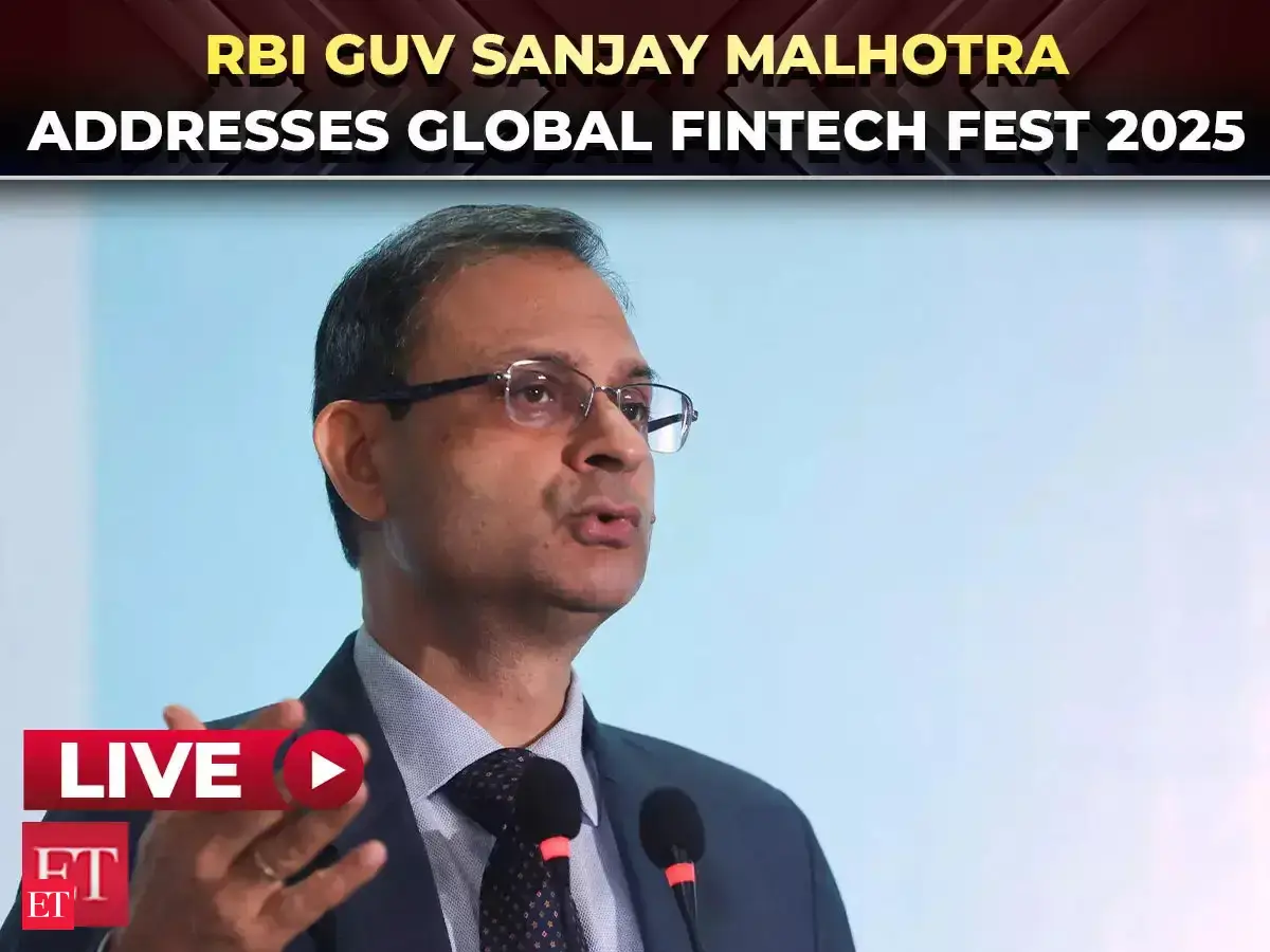 RBI Governor: Global Fintech Fest 2025: RBI Governor Sanjay Malhotra on ...