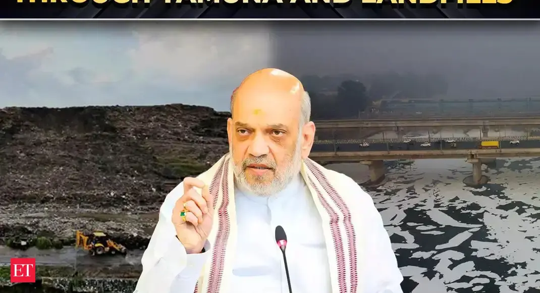 Clean Yamuna, green park over the landfills, zero corruption: Amit Shah’s vision for Delhi - The ...