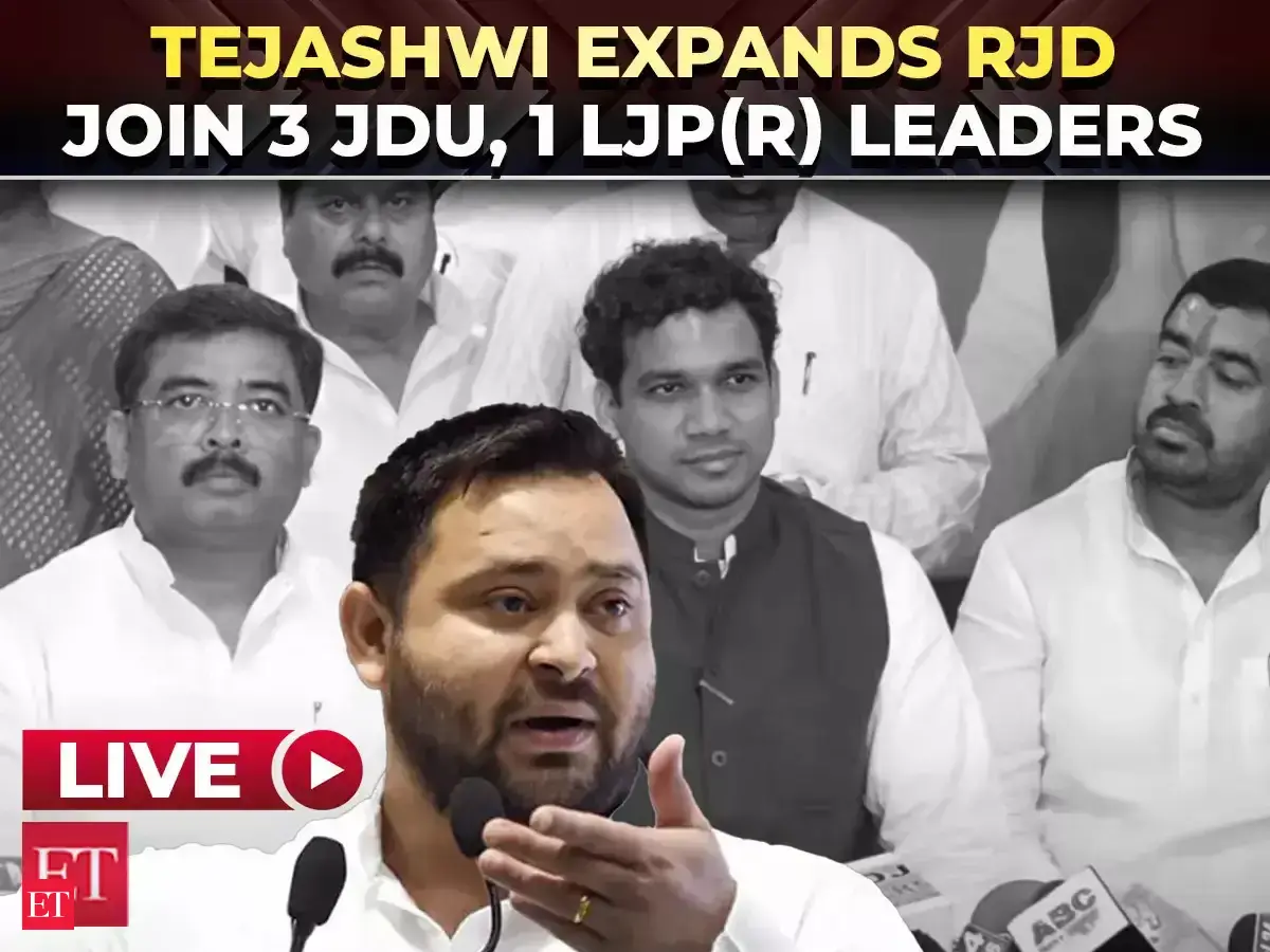 3 JDU(U) and 1 LJP(R) member join RJD under Tejashwi Yadav - The ...