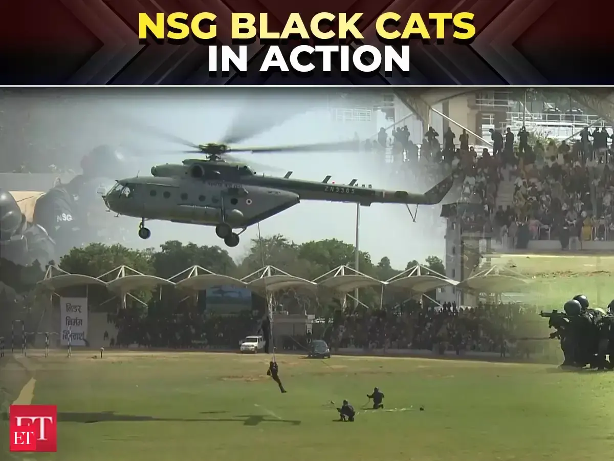 nsg mock drill: Watch: NSG Commandos stage live anti-terror drill on ...
