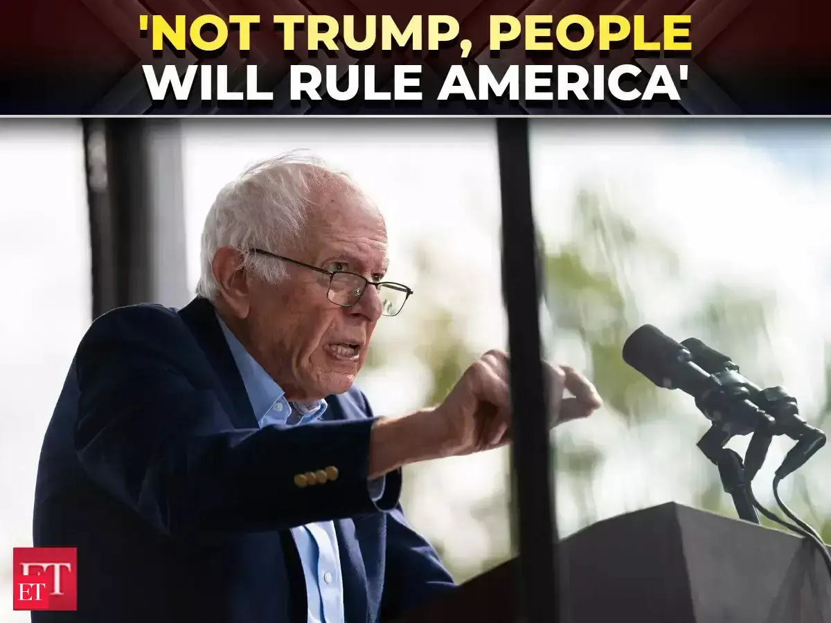 'Not Trump, people will rule America': Bernie Sanders lights up ‘No ...