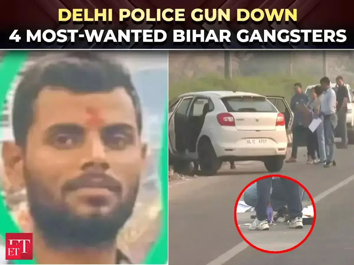 Delhi encounter: 4 most-wanted Bihar gangsters gunned down in joint ...