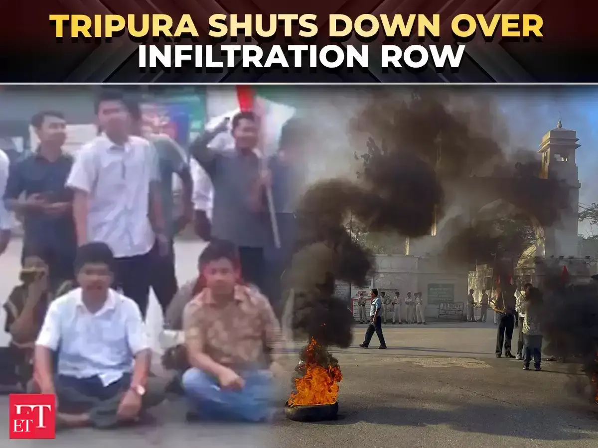 Tripura bandh: Widespread protests erupt; demand grows for Inner Line ...