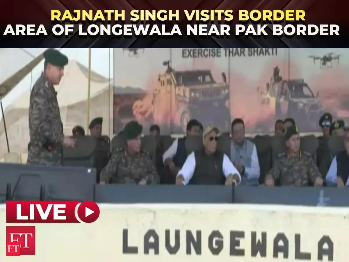 LIVE: Defense Minister Rajnath Singh visits the border area of ...