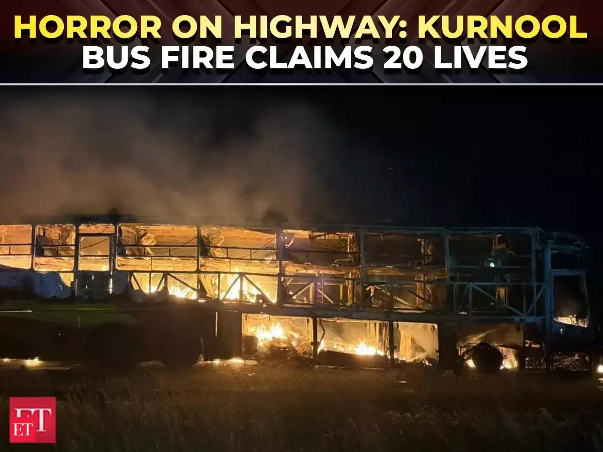 Kurnool bus accident: Morning blaze kills at least 20, dozens injured ...