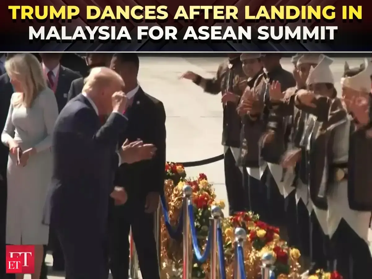 Trump joins Malaysian traditional dance on arrival in Kuala Lumpur for ...