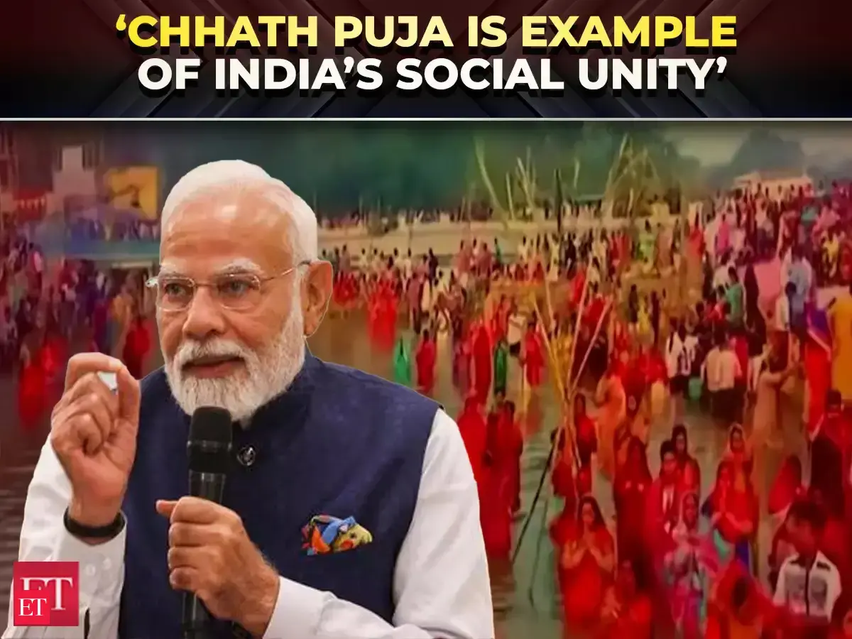 ‘Chhath Puja is example of India’s social unity’: PM Modi extends ...