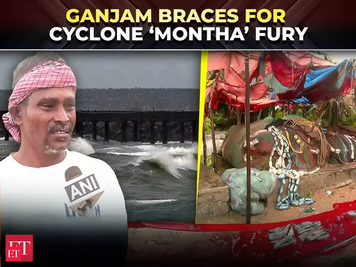 Odisha’s Ganjam braces for Cyclone ‘Montha’; high tides, fierce winds ...