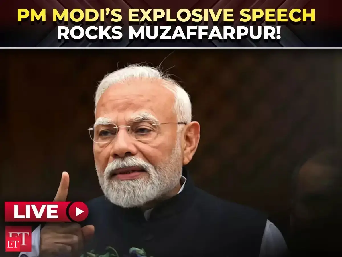 LIVE | PM Modi tears into Tejashwi, Rahul at Muzaffarpur rally; says ...