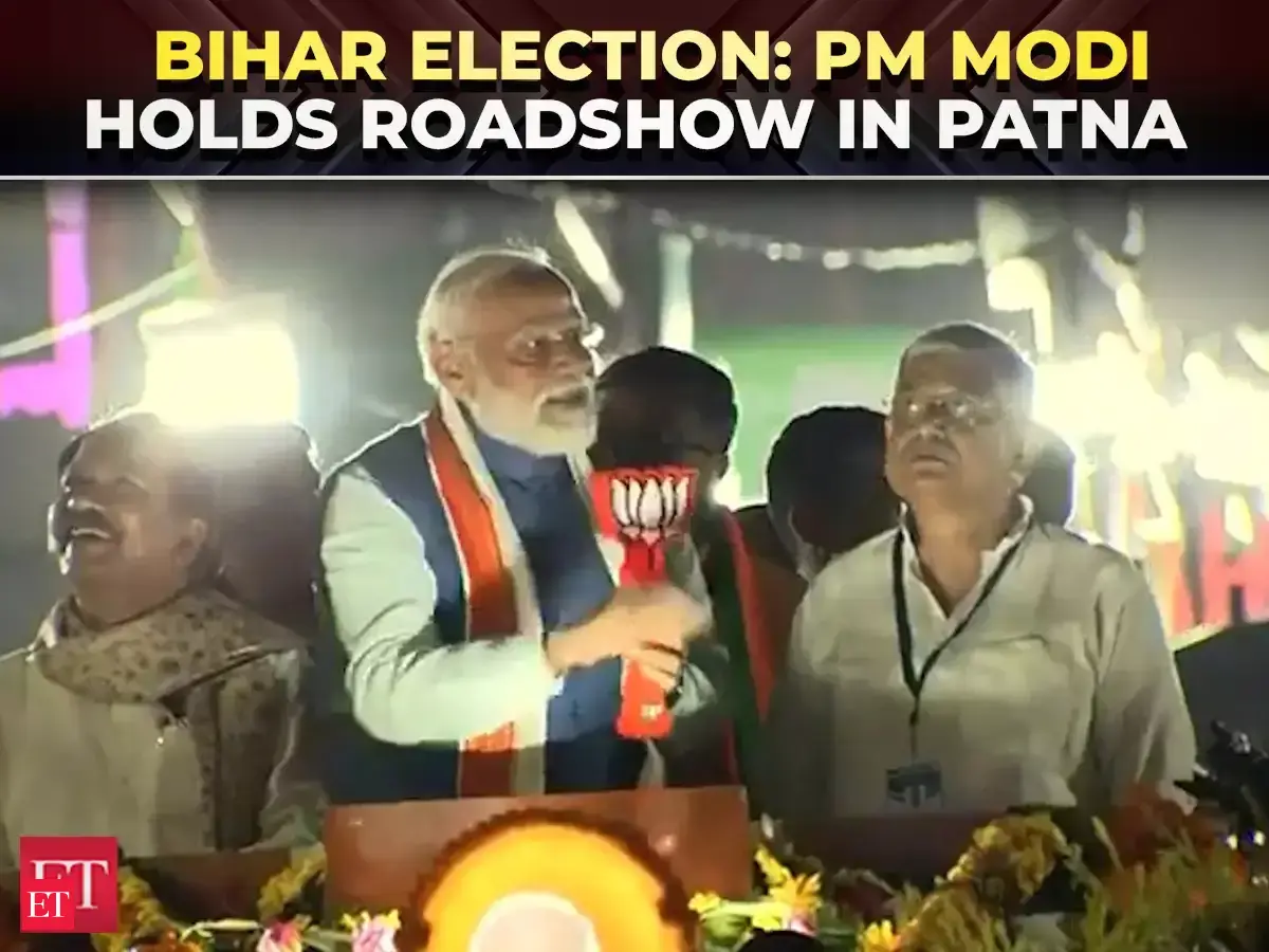 Bihar Election 2025: PM Modi holds mega roadshow in Patna after ...