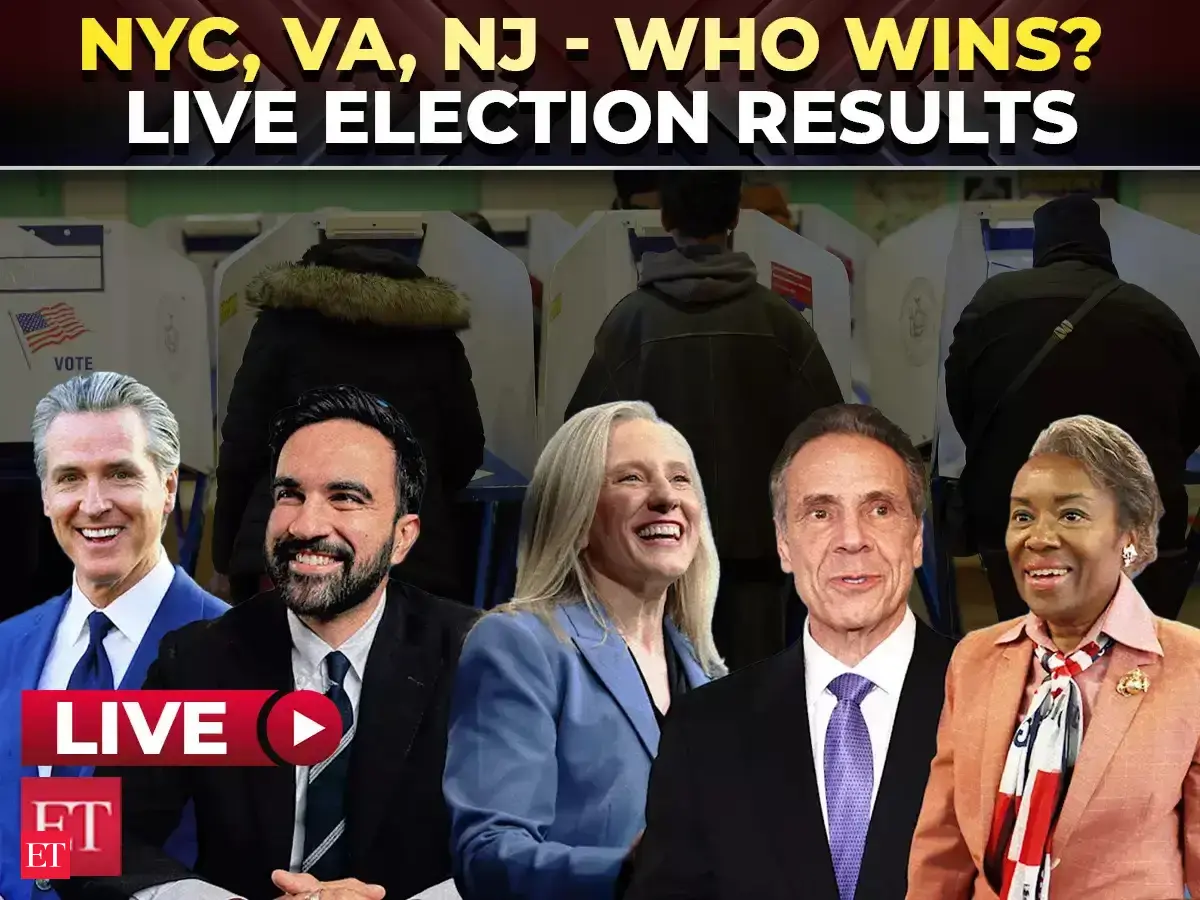 Election 2025 LIVE: Results pour in for NYC mayor, Virginia, New Jersey ...