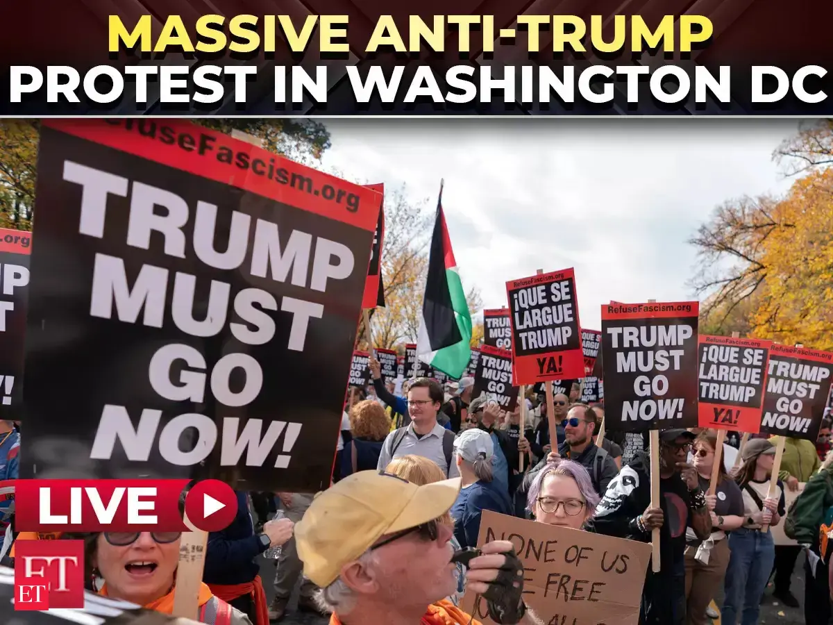 LIVE | ‘Trump Must Go!’: Protesters storm Washington, DC streets in ...