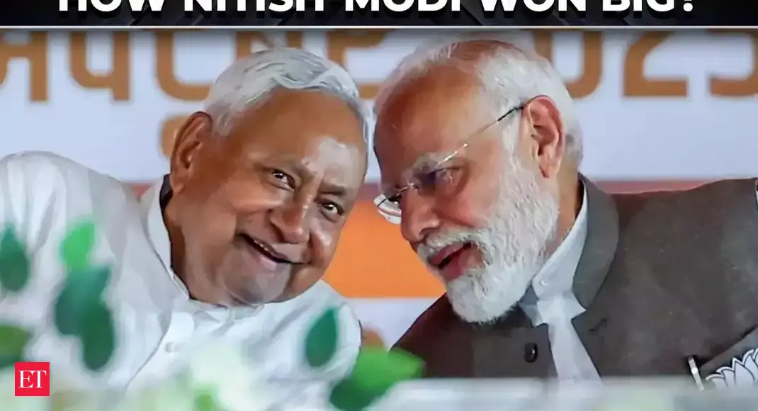 modi nitish combo: Bihar 2025: Thumping Thumbs Up for Modi-Nitish combo ...