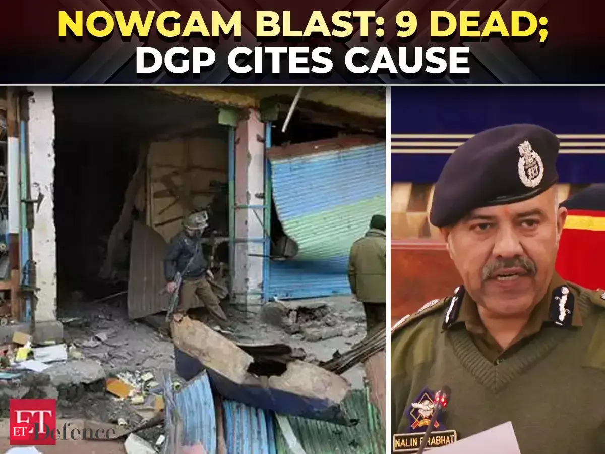 Nowgam blast kills 9; J&K DGP reveals reason behind massive explosion ...