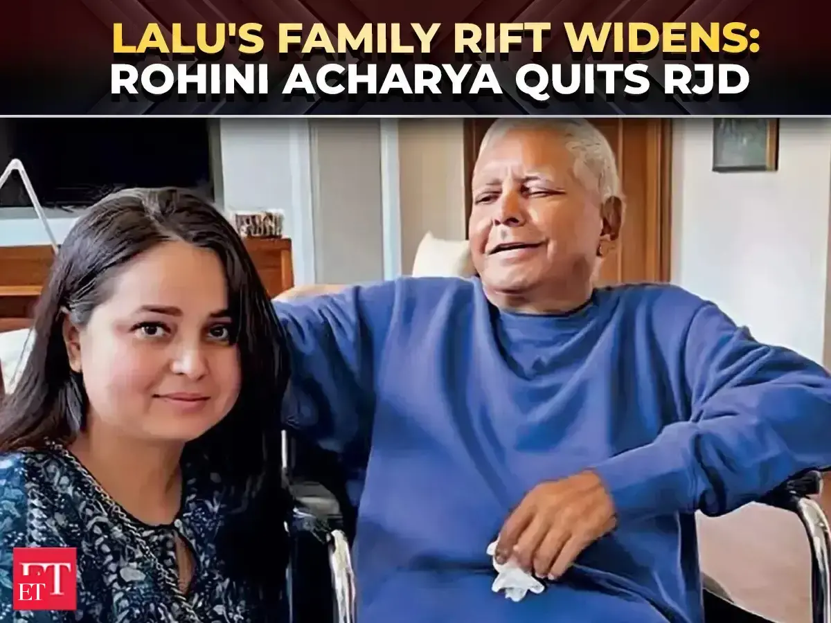 ‘I’am disowning my family’; Lalu’s life-saving daughter Rohini quits ...