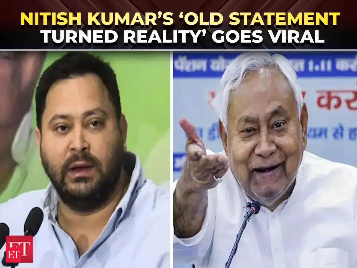 Nitish Kumar’s ‘old statement turned reality’ goes viral after RJD’s ...