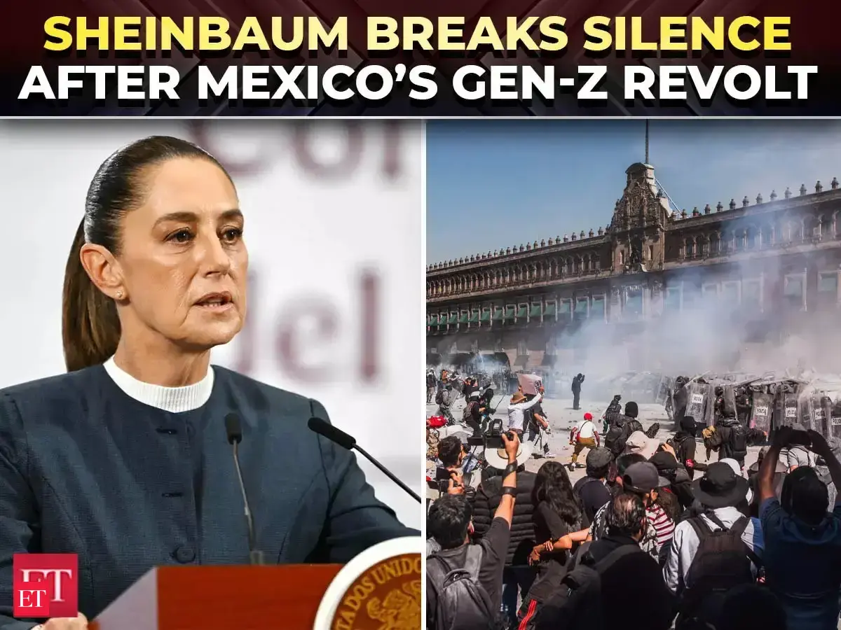 'No to violence…' Prez Sheinbaum’s first reaction post Gen-Z protest ...
