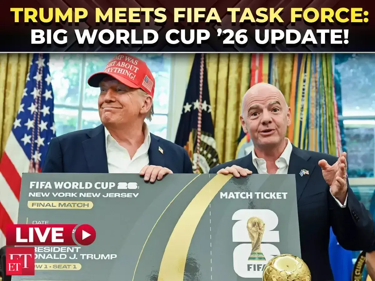 LIVE: US President Donald Trump meets FIFA task force ahead of world ...