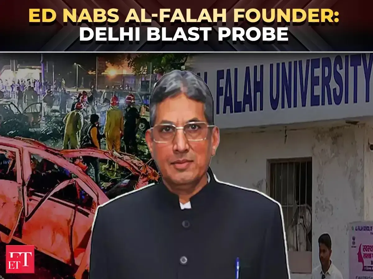 ED arrests Al-Falah University chief Jawad Siddiqui in money-laundering ...