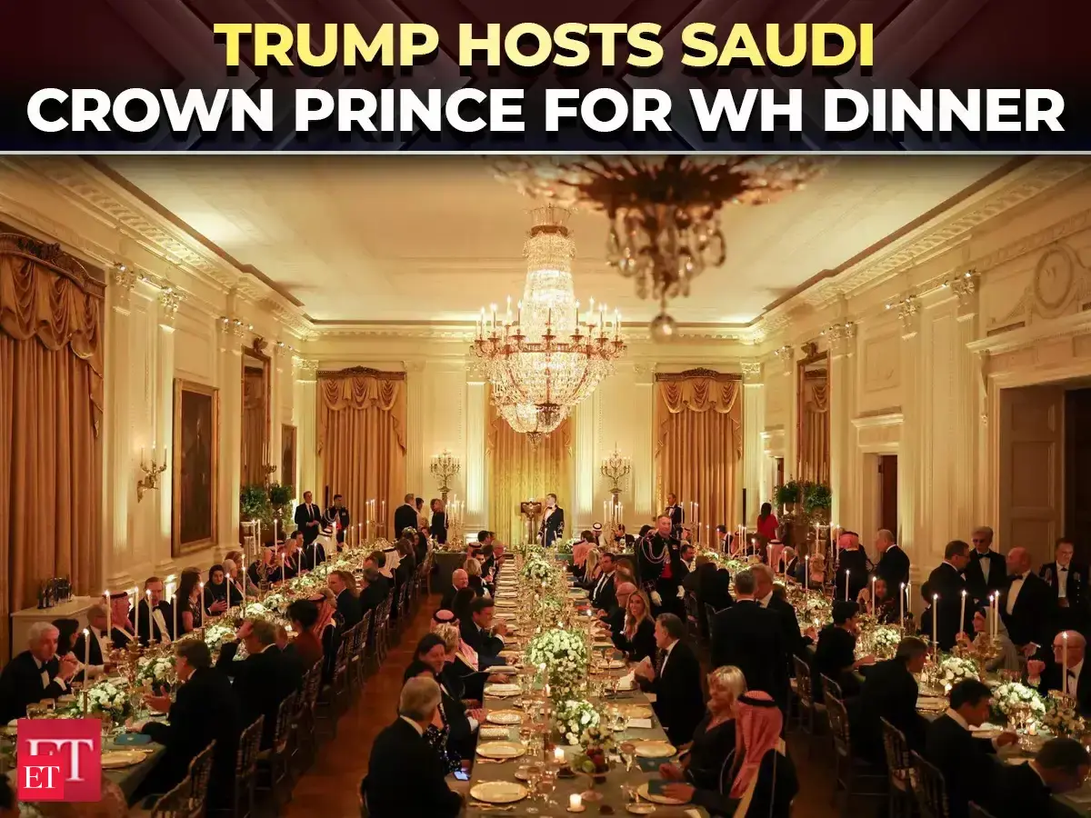 Trump and First Lady host Saudi Crown Prince MBS for formal dinner at ...