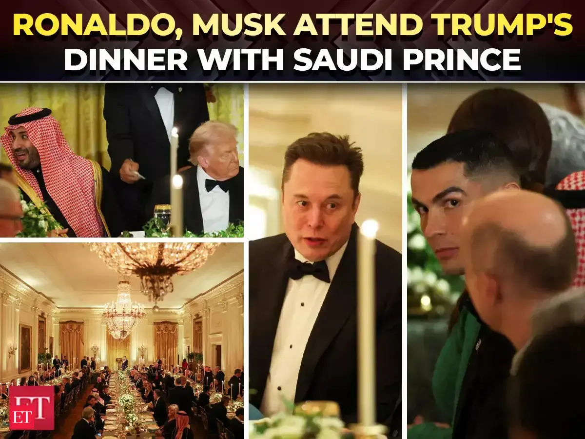 Ronaldo, Musk join Trump and Saudi Crown Prince at high-profile White ...