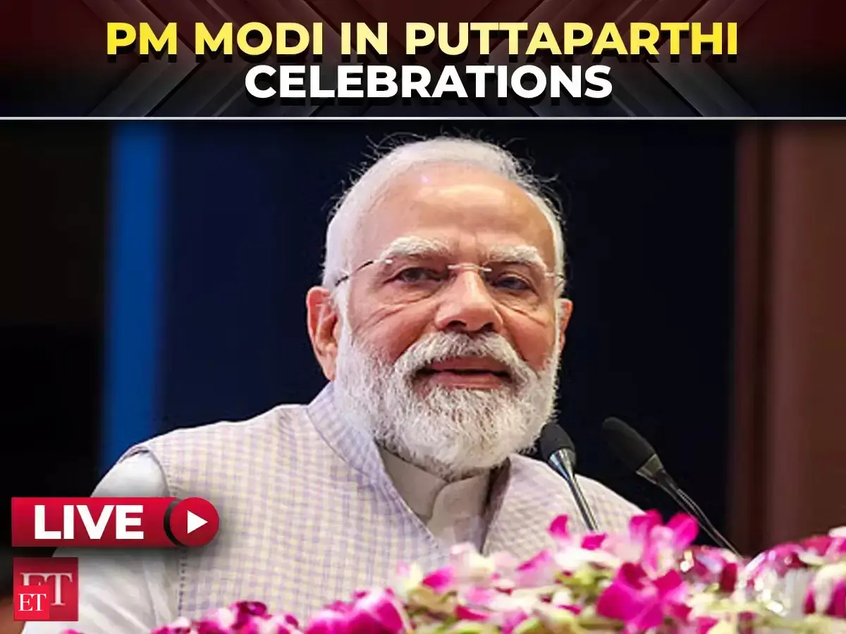 Live: Prime Minister Modi joins Sathya Sai Baba centenary festivities ...
