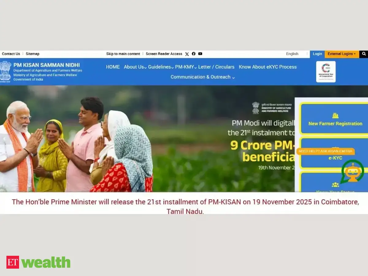 Didn’t receive Rs 2,000 PM Kisan Yojana 21st instalment? Use PM Kisan ...