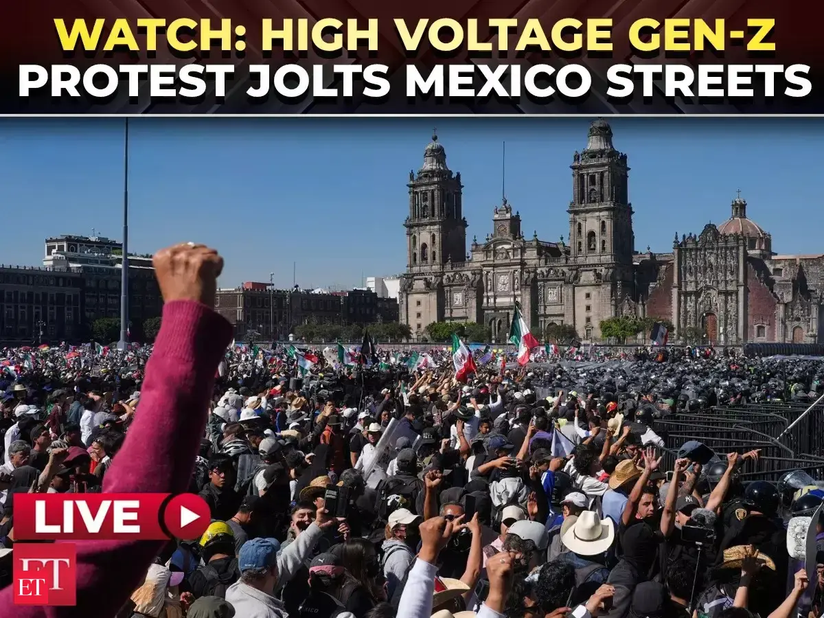LIVE | Massive Gen-Z protest in Mexico demands justice, security ...