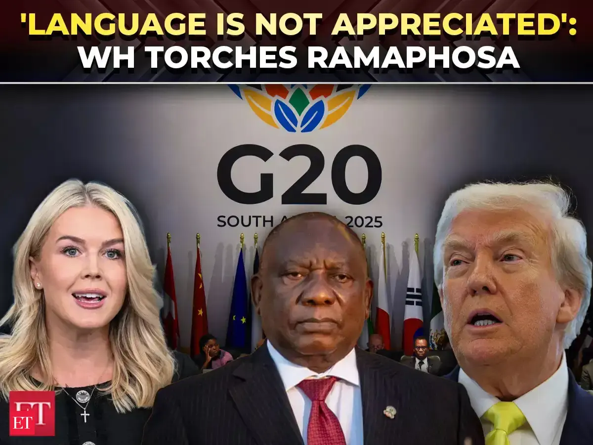 G20 summit 2025: 'Running his mouth': White House hits out at South ...