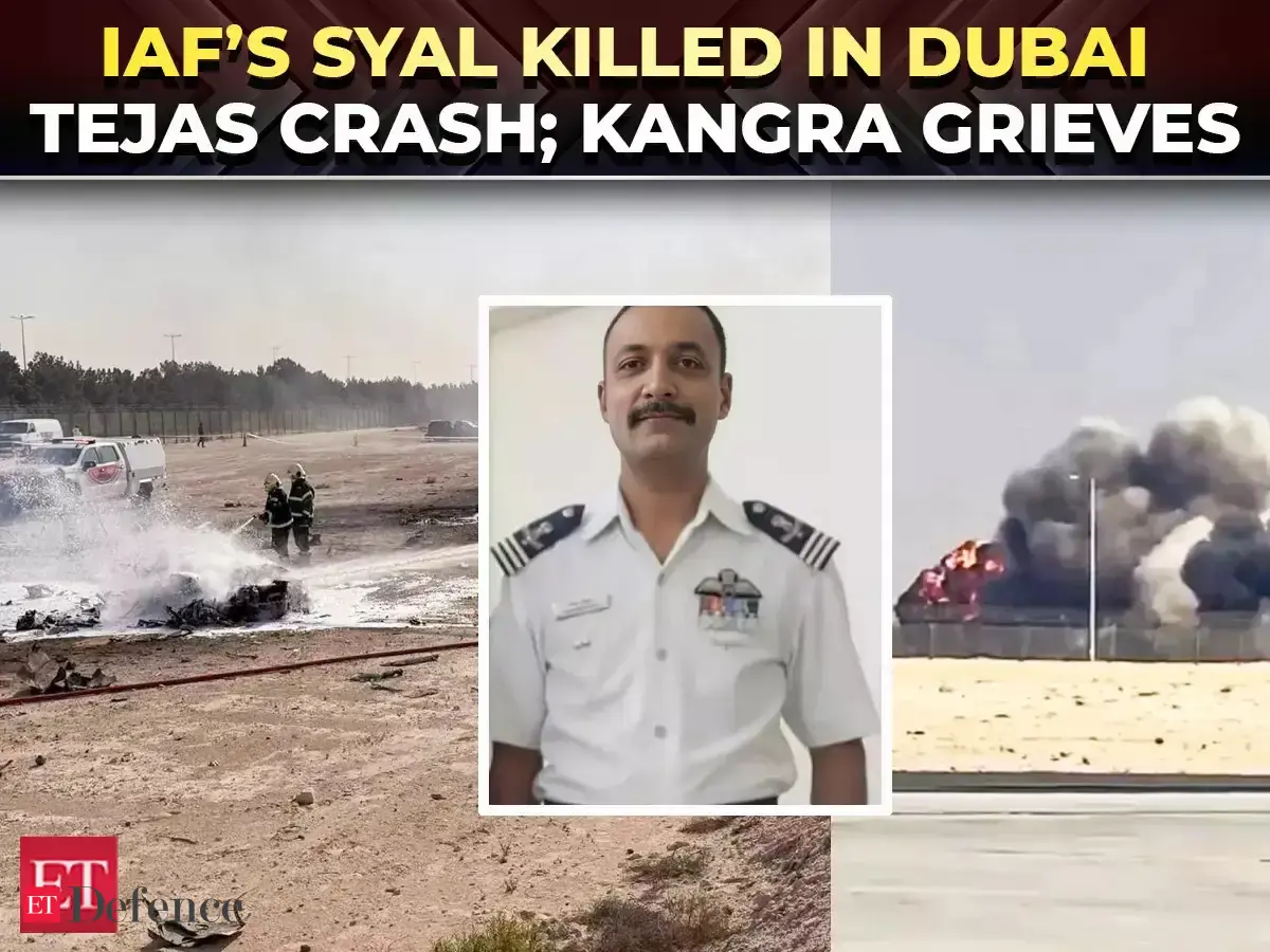 Tejas crash in Dubai: IAF Wing Commander Namansh Syal’s death sparks ...