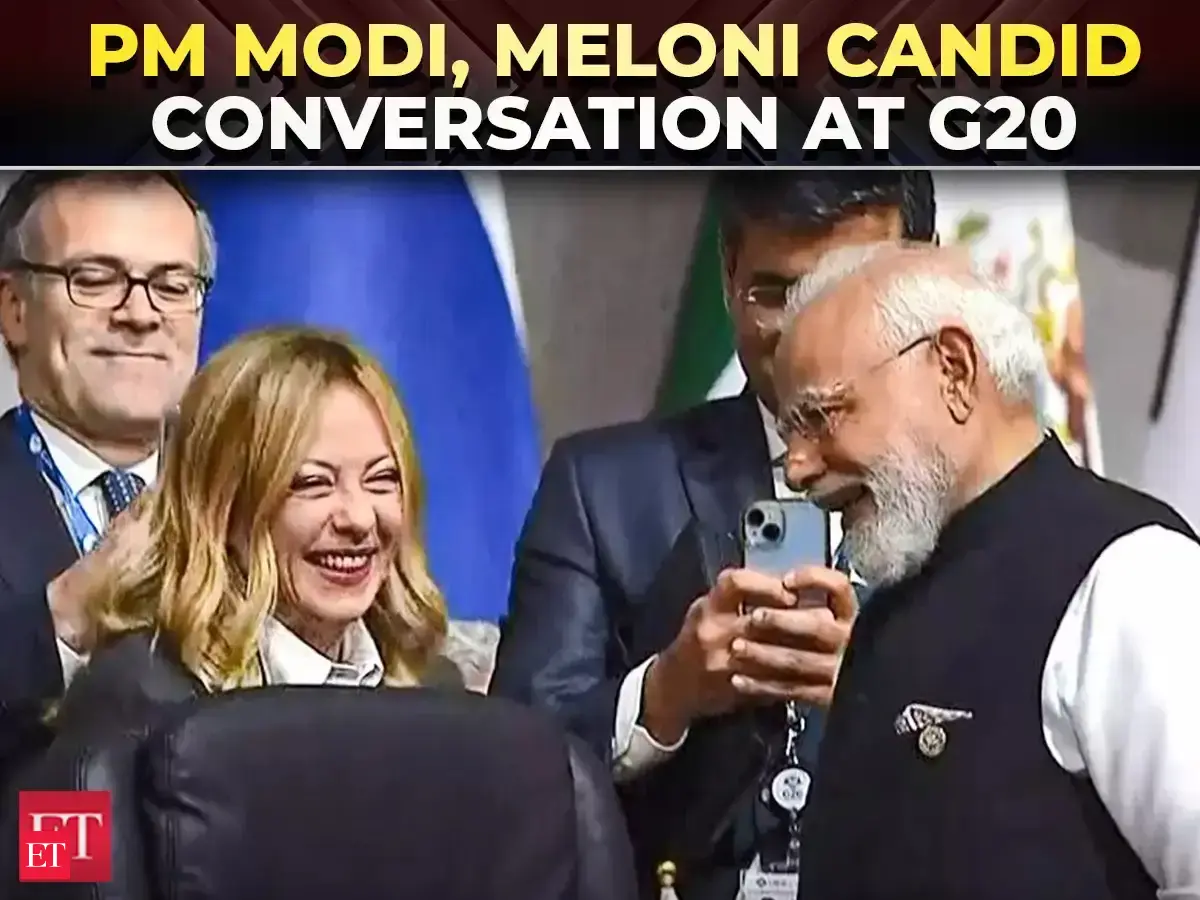 PM Modi, Italian PM Meloni candid conversation steals spotlight at G20 ...