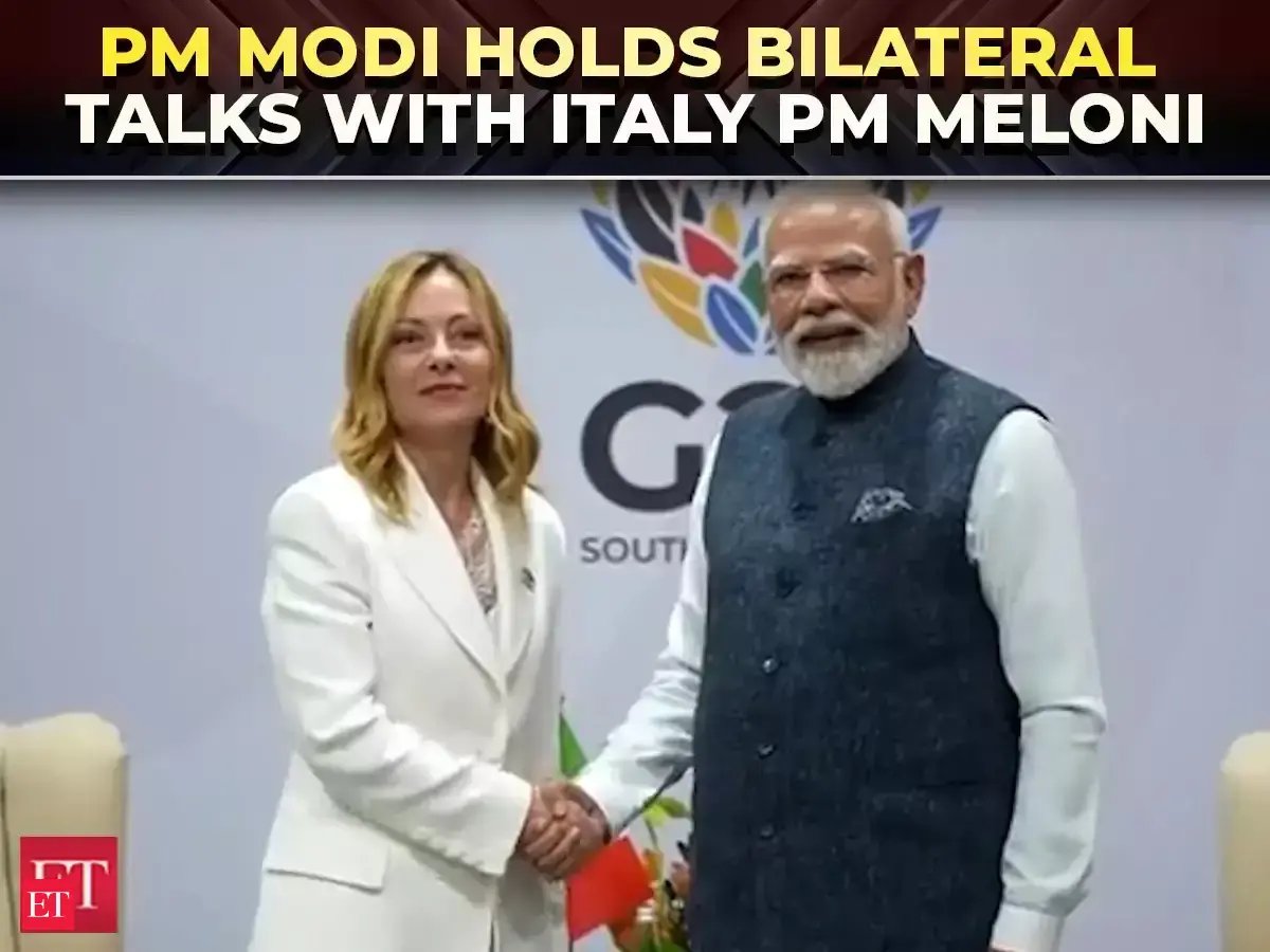 PM Modi holds bilateral talks with Italy PM Meloni on sidelines of G20 ...
