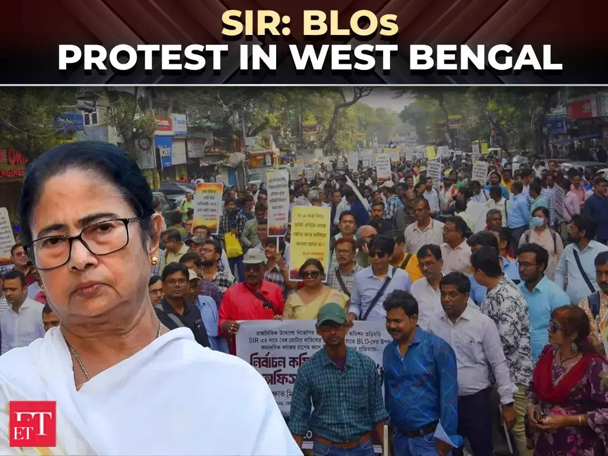 West Bengal BLOs protest over SIR exercise, demand clarity and support ...