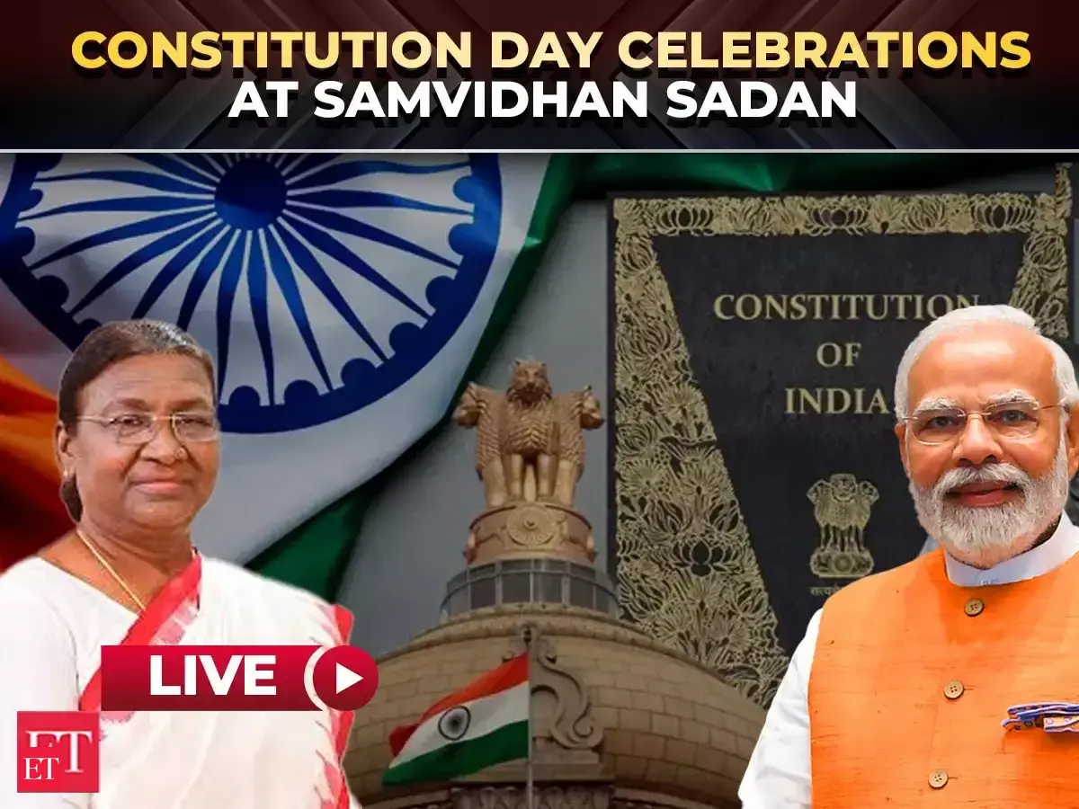 Live: Constitution Day Celebrations at Samvidhan Sadan | PM Modi ...